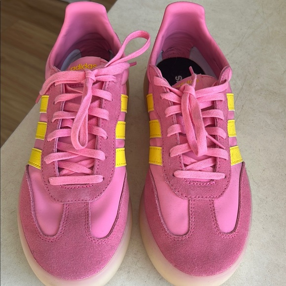 adidas | Shoes | Adidas Pink And Yellow Barreda Decode Sneakers | Poshmark